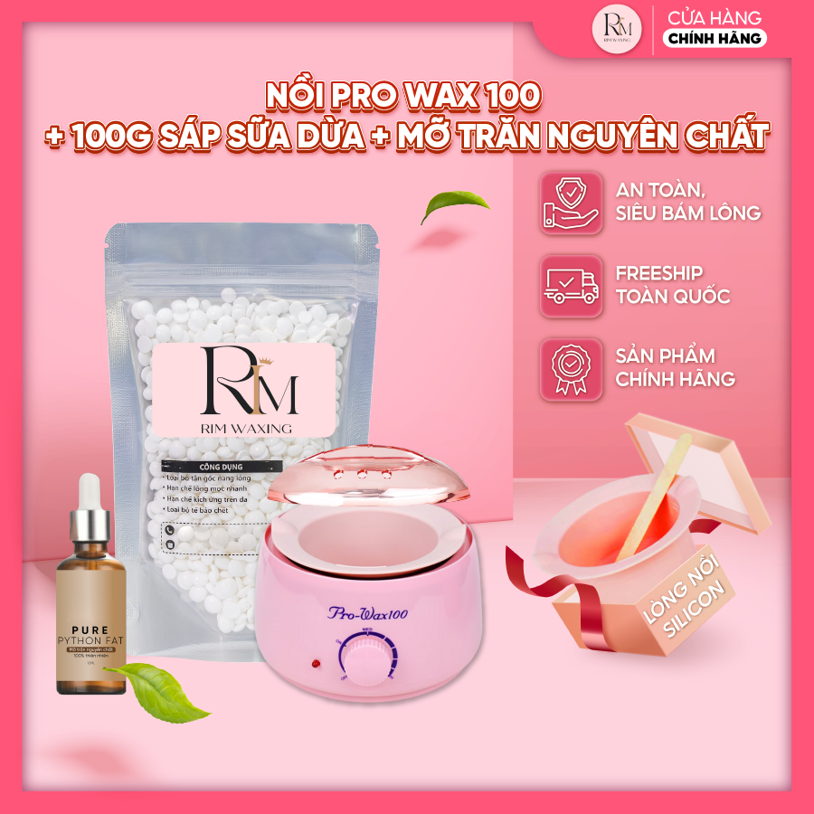 New Generation Prowax100 Wax Cooking Pot Combo RIM WAXING + 100Gr Super ...