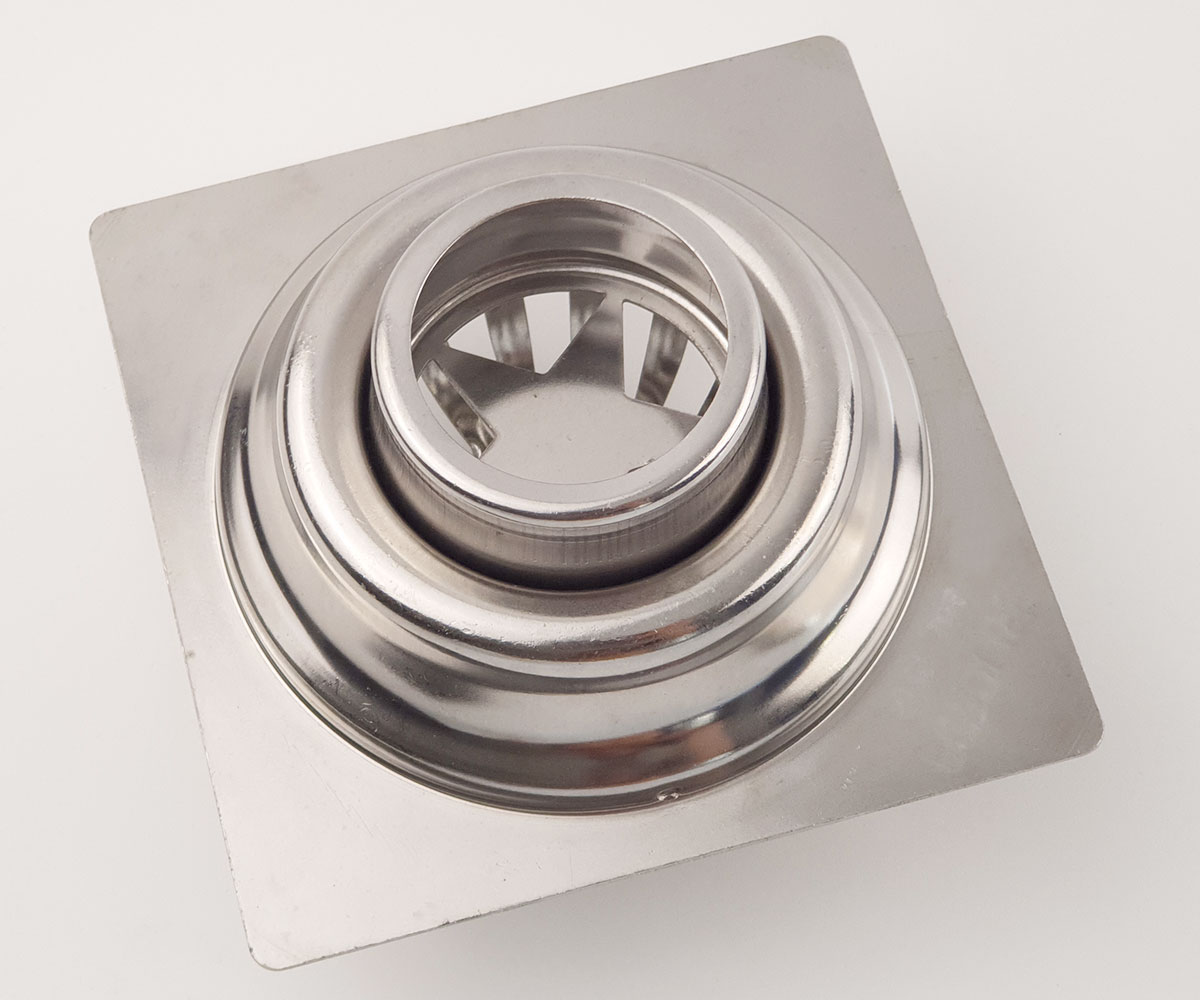 Stainless steel trash barrier SUS 304 12X12cm Eurolife EL-CR01 (Silver ...