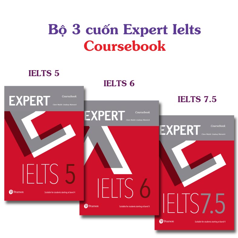 Book - Expert IELTS 5, 6, 7.5 Coursebook - color print, free audio | Shopee Malaysia