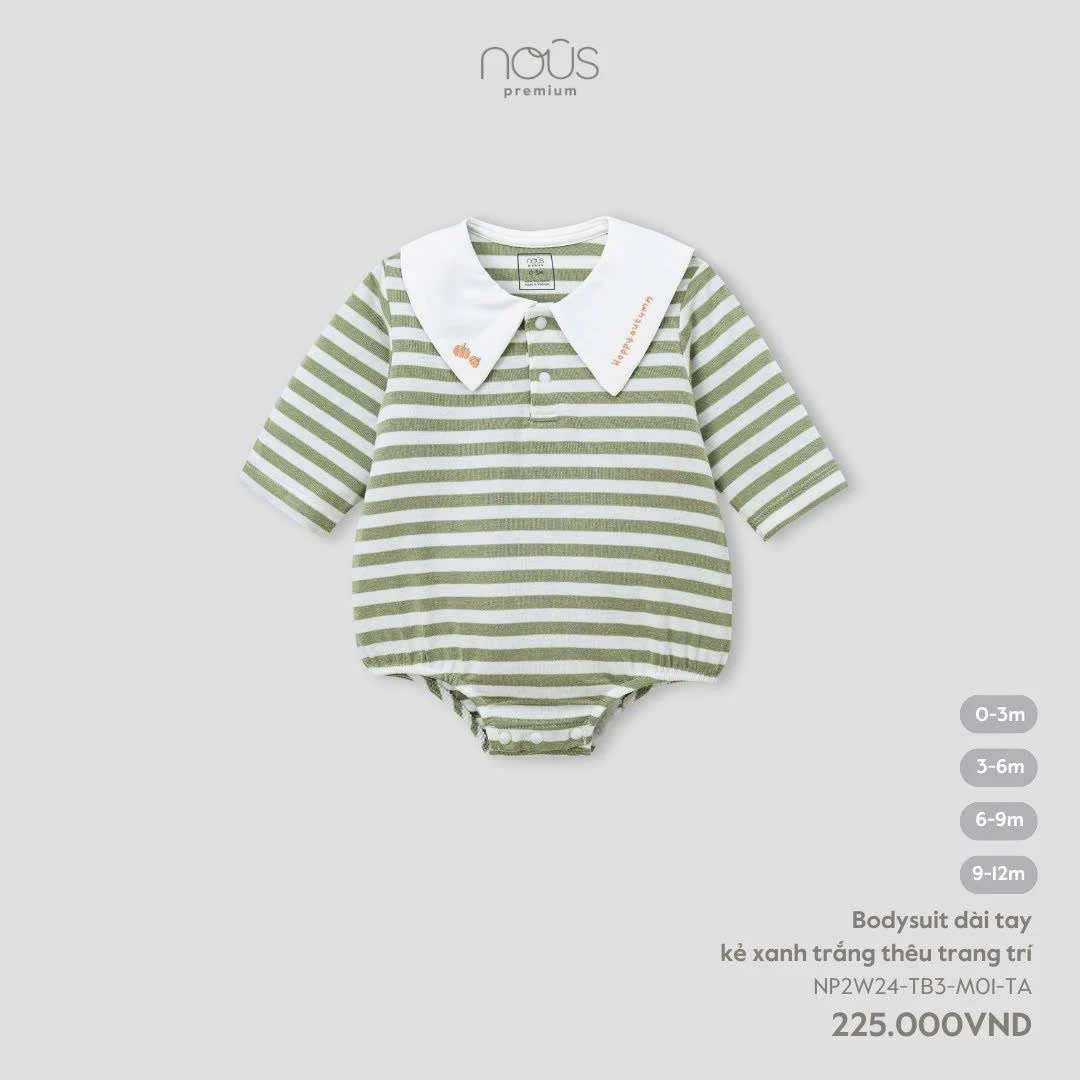 Nous Baby bodysuit Nous bodysuit with printed patterns on the chest in ...