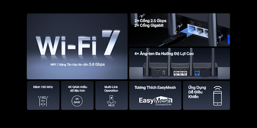 [3600M] Mercusys MR27BE Wifi Router Genuine Dual Band 7 Wifi ...