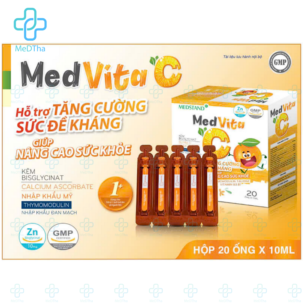 Medvita C Medstand - Vitamin C Supplement, Supports Strengthening Immunity, Helps Improve Health ...