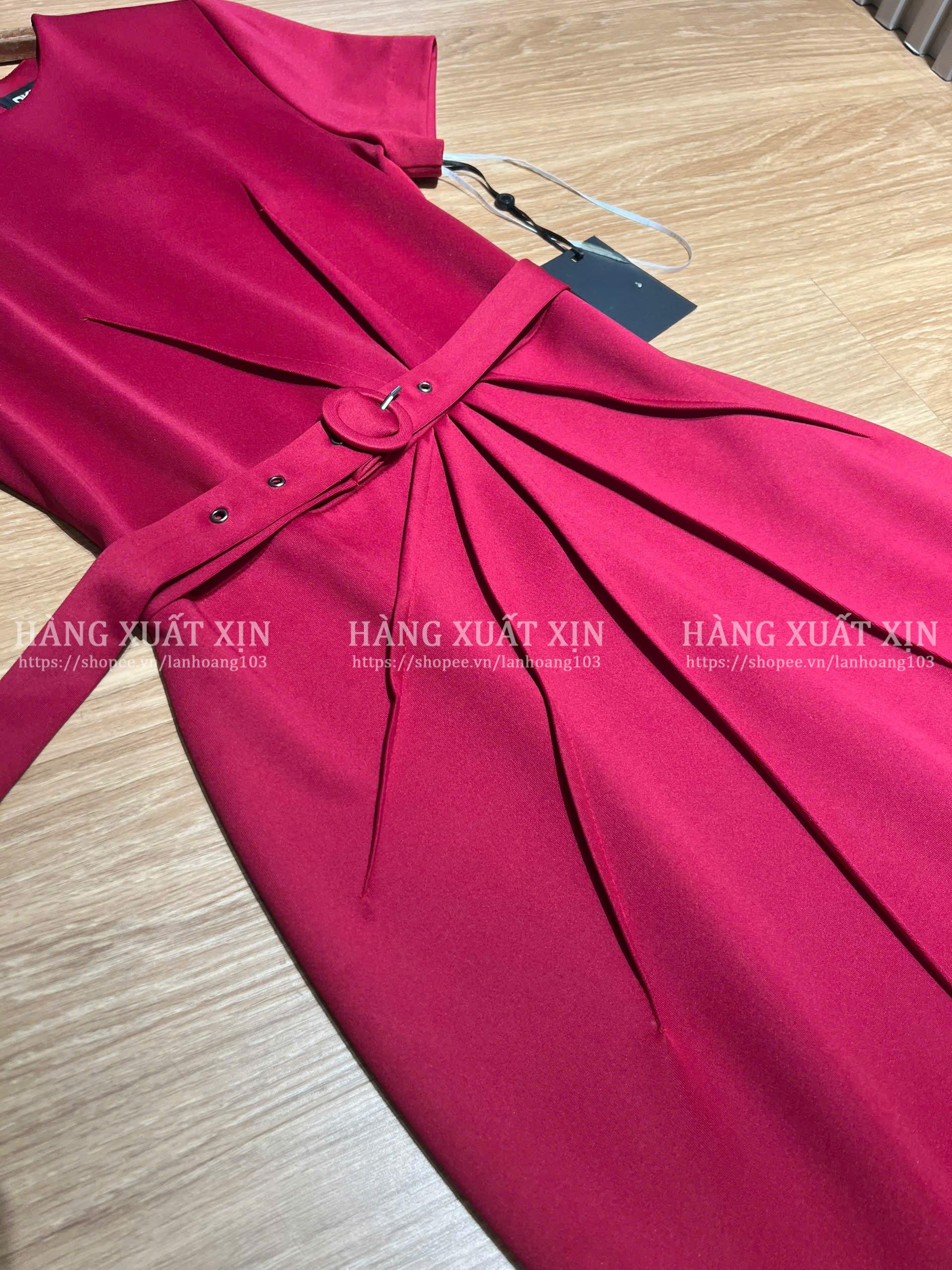 Dka NY red bodycon dress with midi belt, super beautiful and luxurious ...