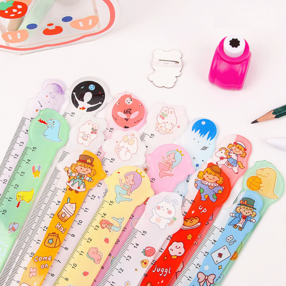 Ruler, Multi-purpose ruler - Super cute cartoon 15cm capybara ruler set ...