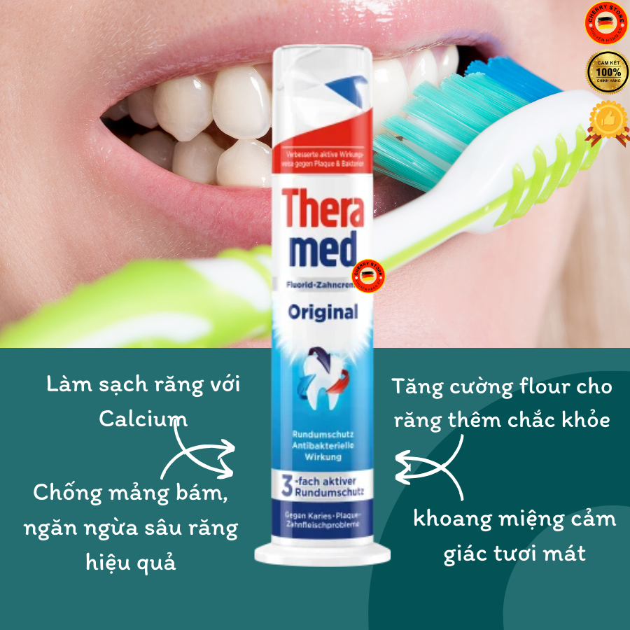 Theramed tooth whitening toothpaste prevents tooth decay and prevents ...