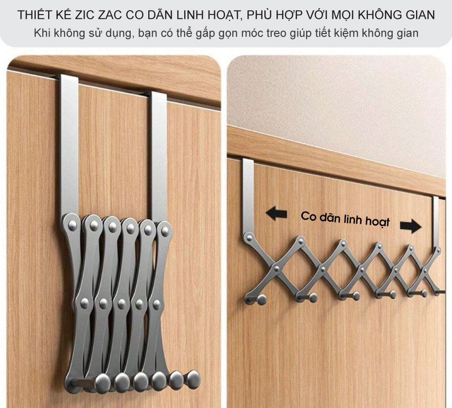 Door-mounted clothes hanger, foldable steel door hanger | Shopee Malaysia