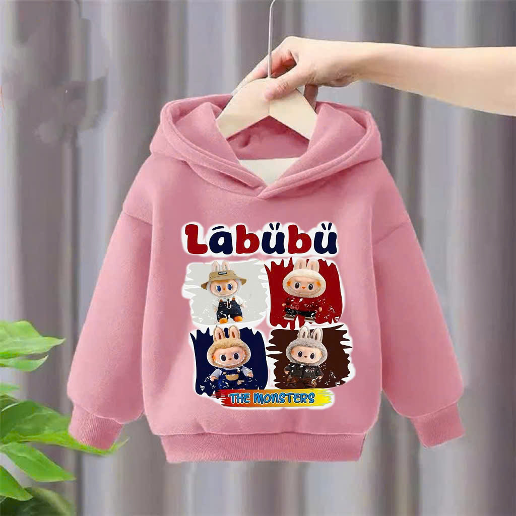 Autumn winter hoodie sweatshirt for girls and boys 14-45kg LABUBU model ...