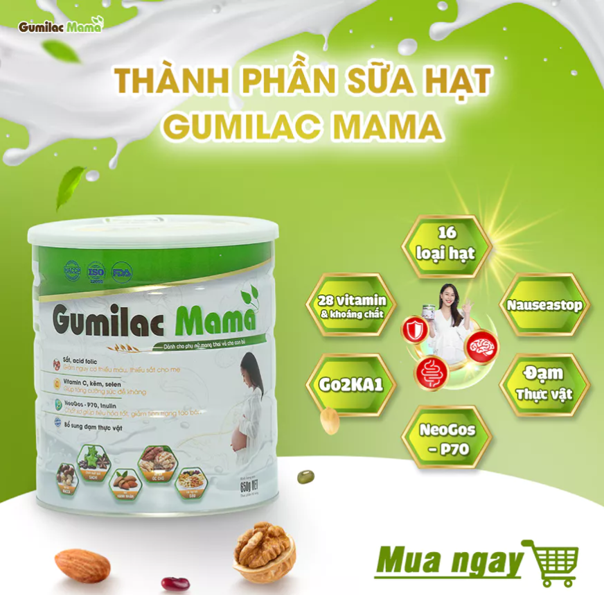 Gumilac Mama Nut Milk 100% Vegetable Protein - Comprehensive nutrition ...