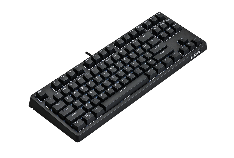 Gaming E-DRA EK387 GATERON mechanical keyboard, 80% RGB LED layout, ABS ...