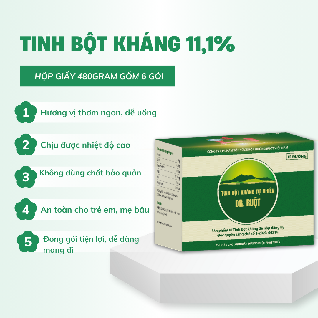 Dr Colon Natural Resistant Starch 11,1% - Colon Drainage, Constipation ...