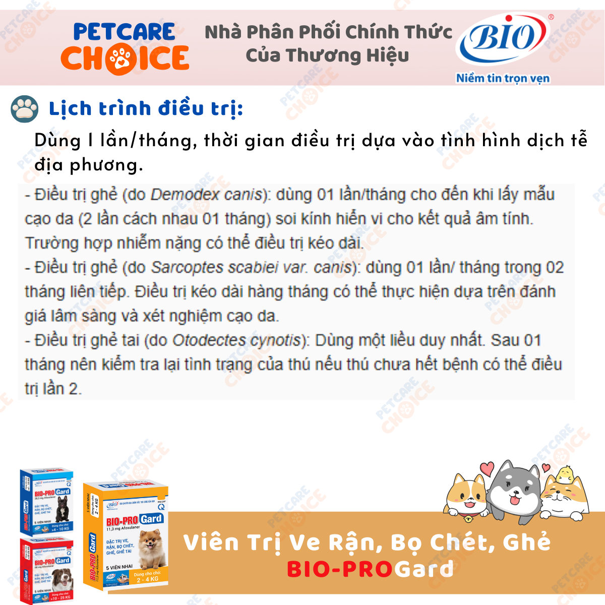 Bio PROGARD Chewable Tablets to Kill Ticks, Lice, Fleas, Scabies, Ear ...