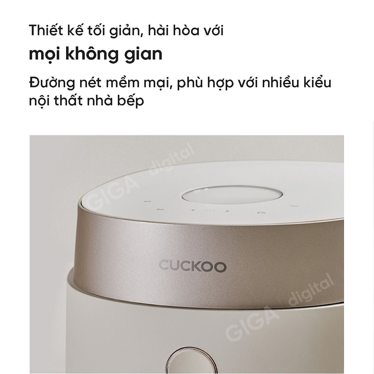 Cuckoo CR-0685GW 1.08L electronic rice cooker - Capacity 630W - Touch ...