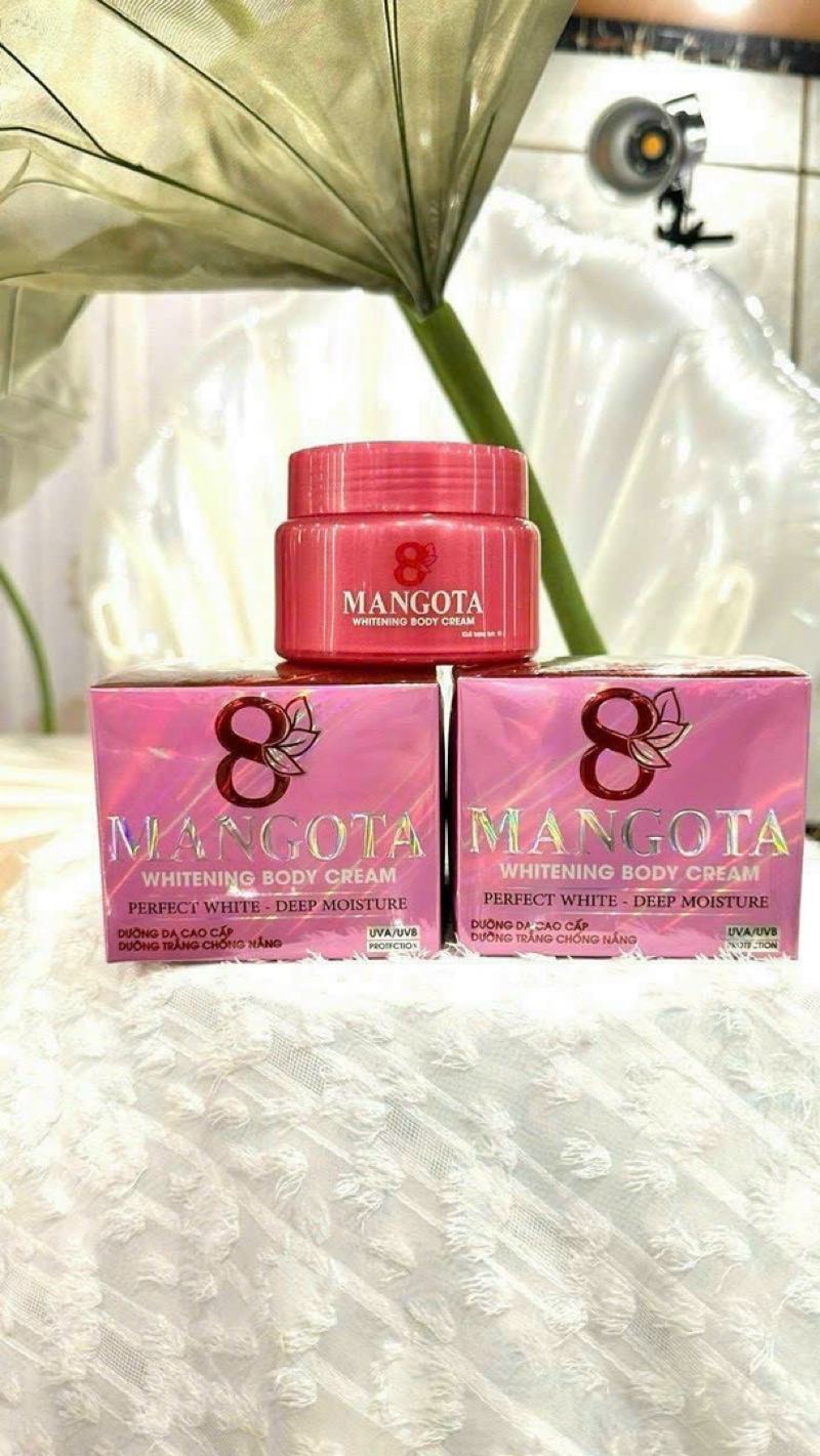 1 jar of Mangota 9 Body Cream Super White - Deep Moisture 95g new model ...