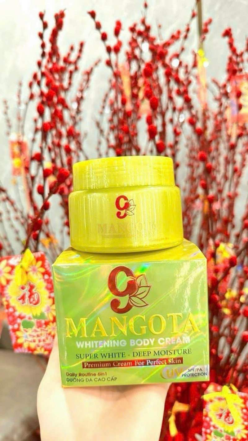 1 jar of Mangota 9 Body Cream Super White - Deep Moisture 95g new model | Shopee Malaysia