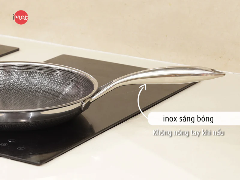 Imat Hybrid Blackcube frying pan with black Ceramic non-stick coating ...