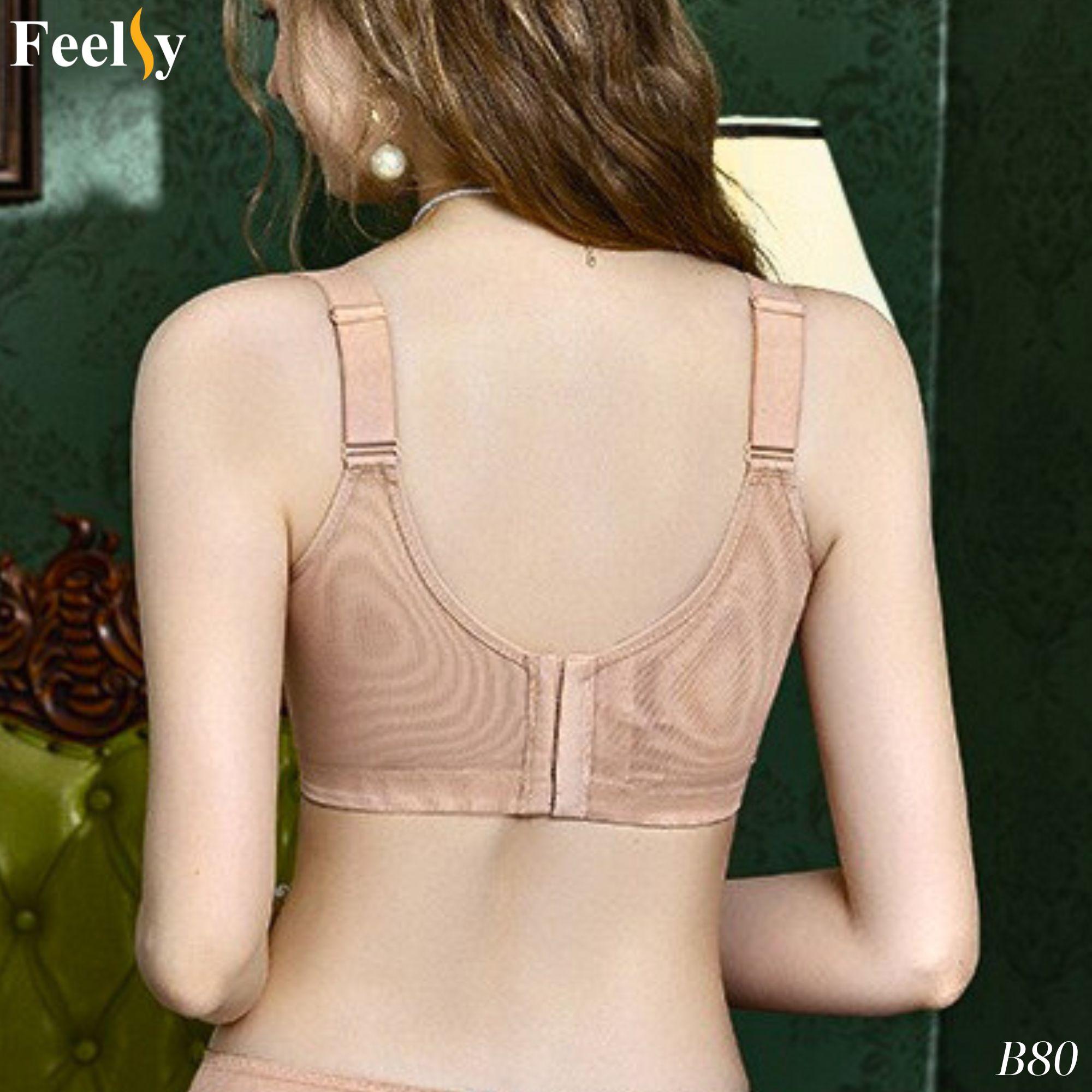 Women's Feelsy Bra Shaping Bra with Push-Up Underwire To Slim Back Fat Anti-SaggingSlingshotch ...