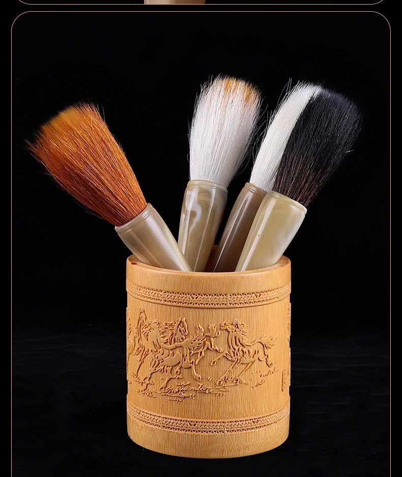 Dai Tu Calligraphy brush pen, large-sized writing pen with Dai Tu mao ...