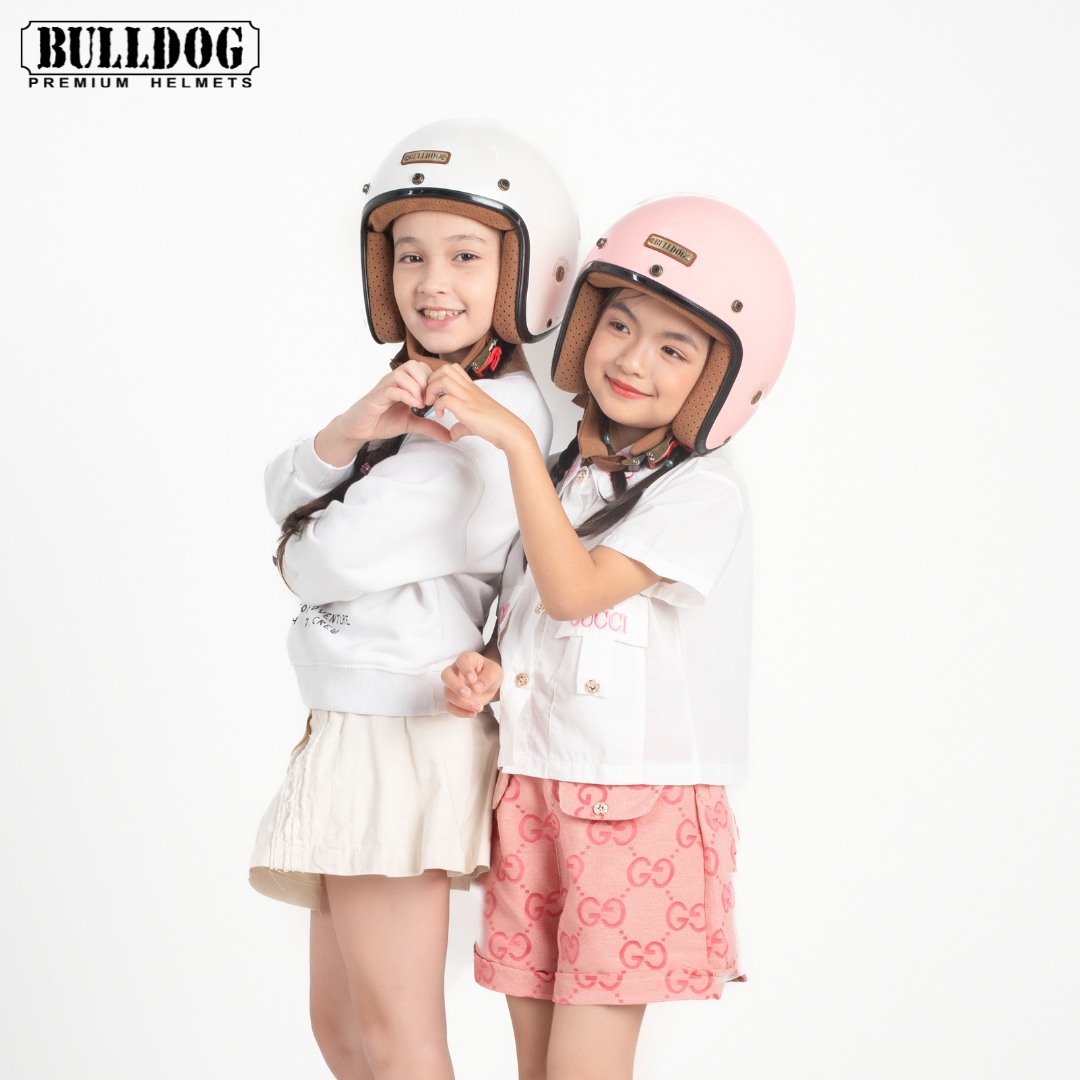 Classic BULLDOG Helium Fiberglass 3/4 Helmet - Biker | Shopee Malaysia