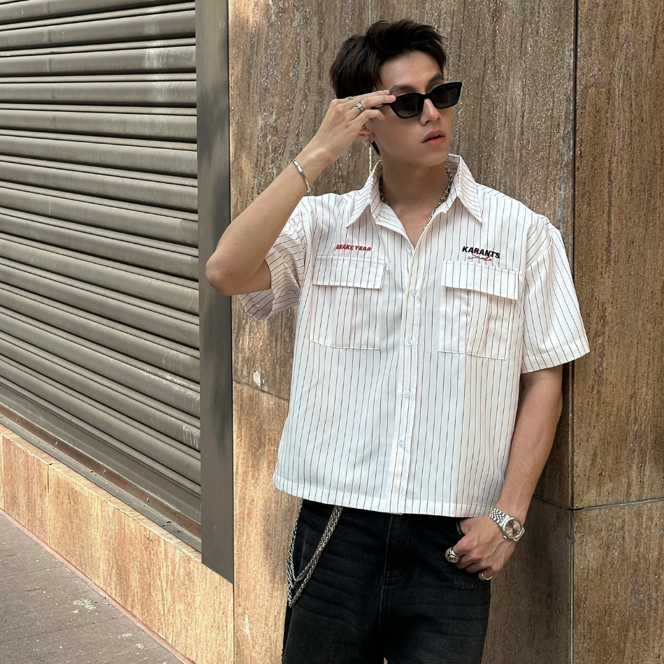 Karants Boxy Shirt Embroidered on 2 Sides with Box Pocket Local Brand ...