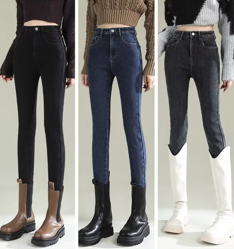 Women's Skinny Jeans Slim Fit 3 Colors Dark Blue Women's Skinny Jeans 4 ...