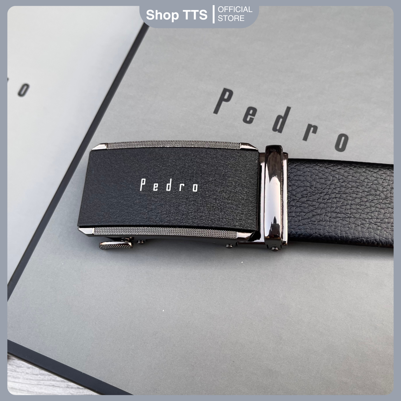 Pedro Men's Leather Belt Full Box With Paper Handbag | Shopee Malaysia