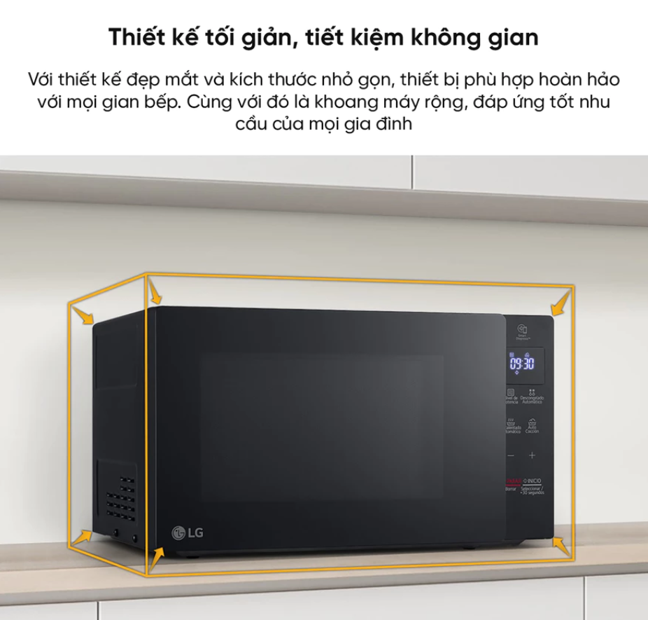 Lg NeoChefTM Microwave Oven, Black MS2032GAS, 20 liters, capacity 700W ...