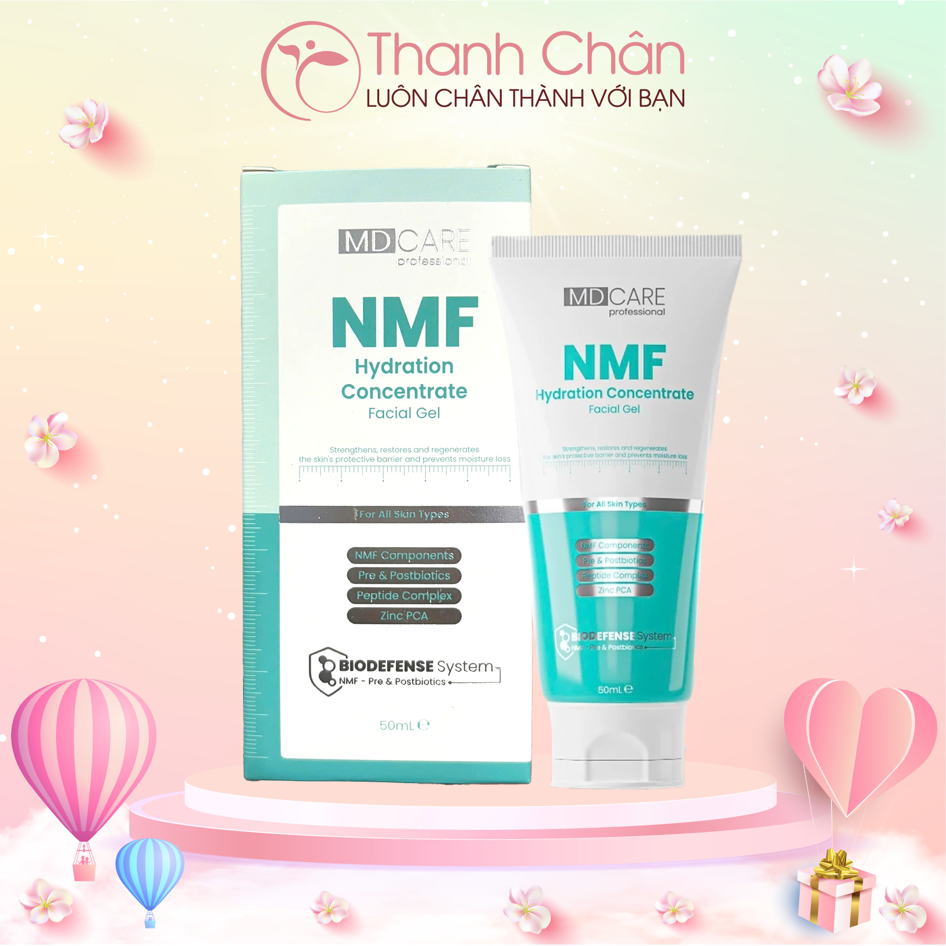 Md Care NMF Hydration Concentrate Facial Gel 50ml | Shopee Malaysia