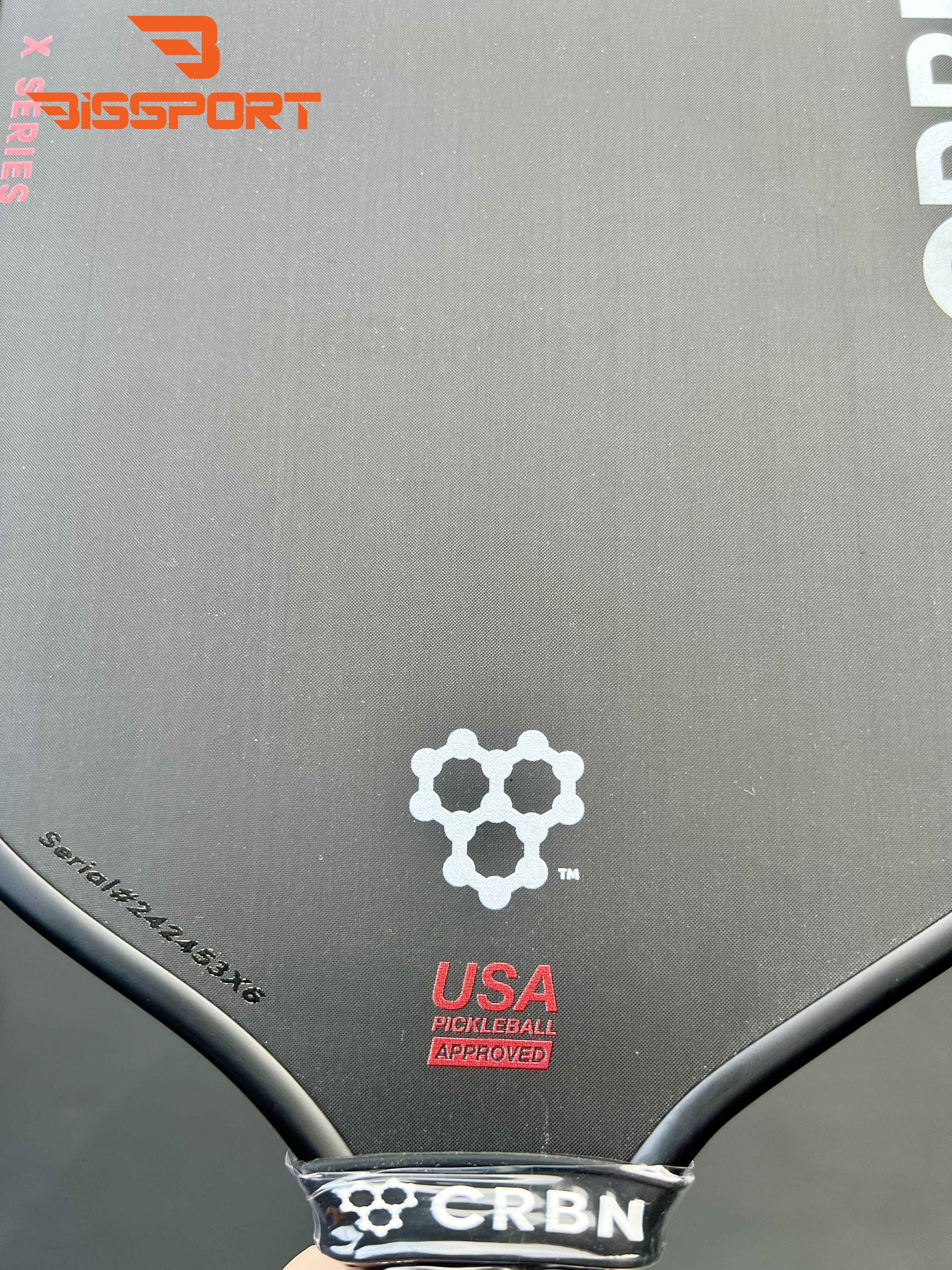 Genuine CRBN 3X Series 16mm Pickleball Racket - Ultra Light Carbon Core ...