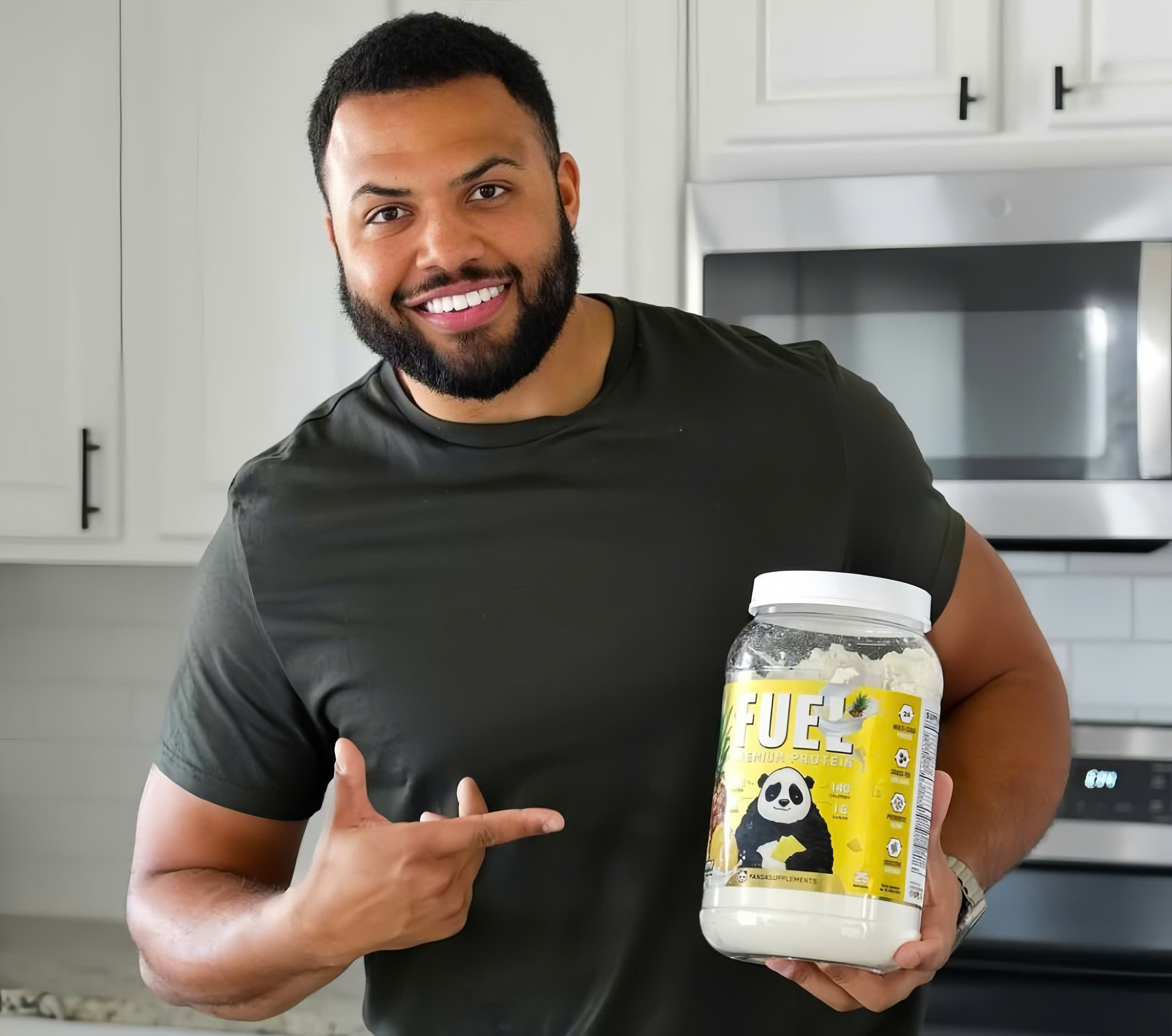 Whey Protein PANDA 25 billion beneficial bacteria + 250mg digestive ...