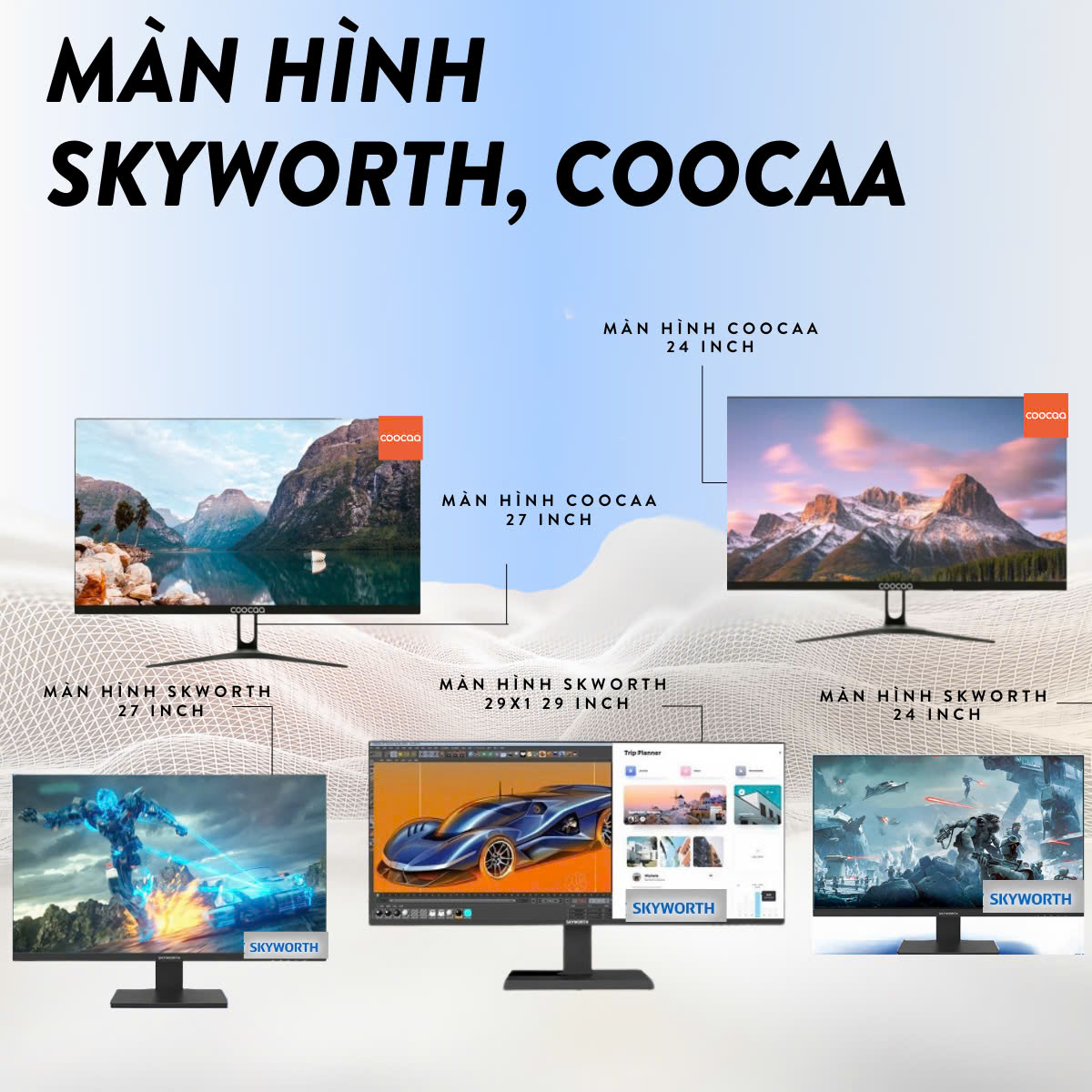 Xiaomi A27i 27 inch computer monitor - Coocaa C027J01 - Skyworth 27B1H ...