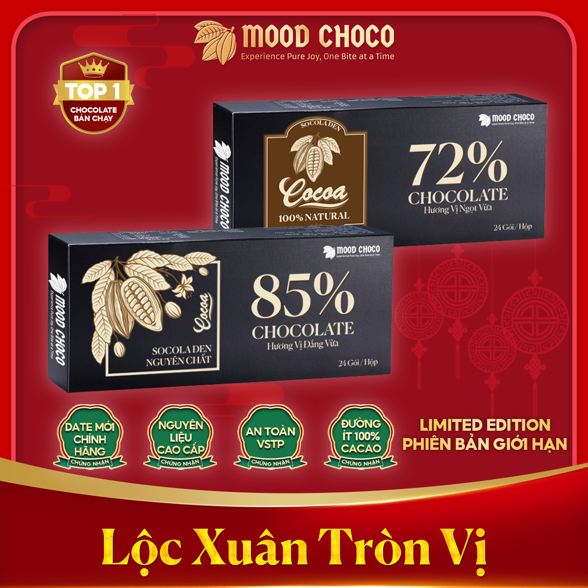 100% unsweetened pure bitter dark chocolate MOOD CHOCO diet cocoa ...