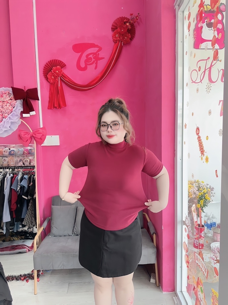 Bazzic Slim Collar T-shirt 55-90kg (Big Size Huynh Ngoc) | Shopee Malaysia