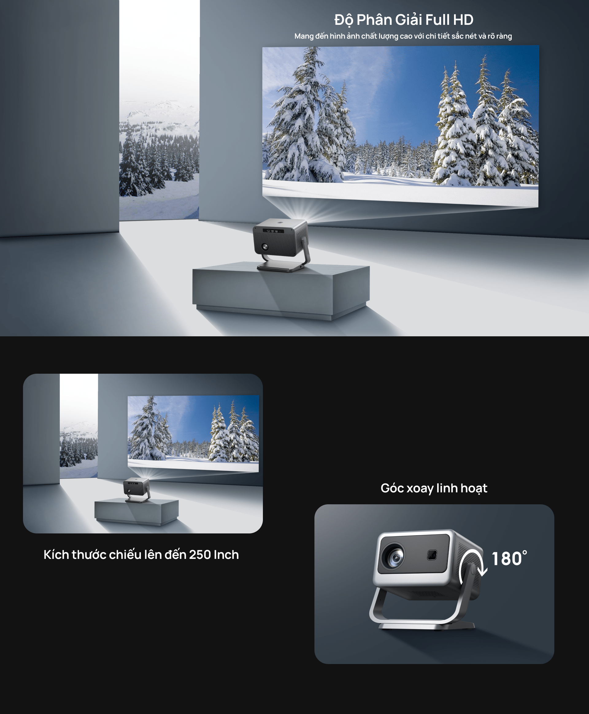 [ Mall ] Q10 Ultra Max Projector - Movie Legend Projector, Full HD ...