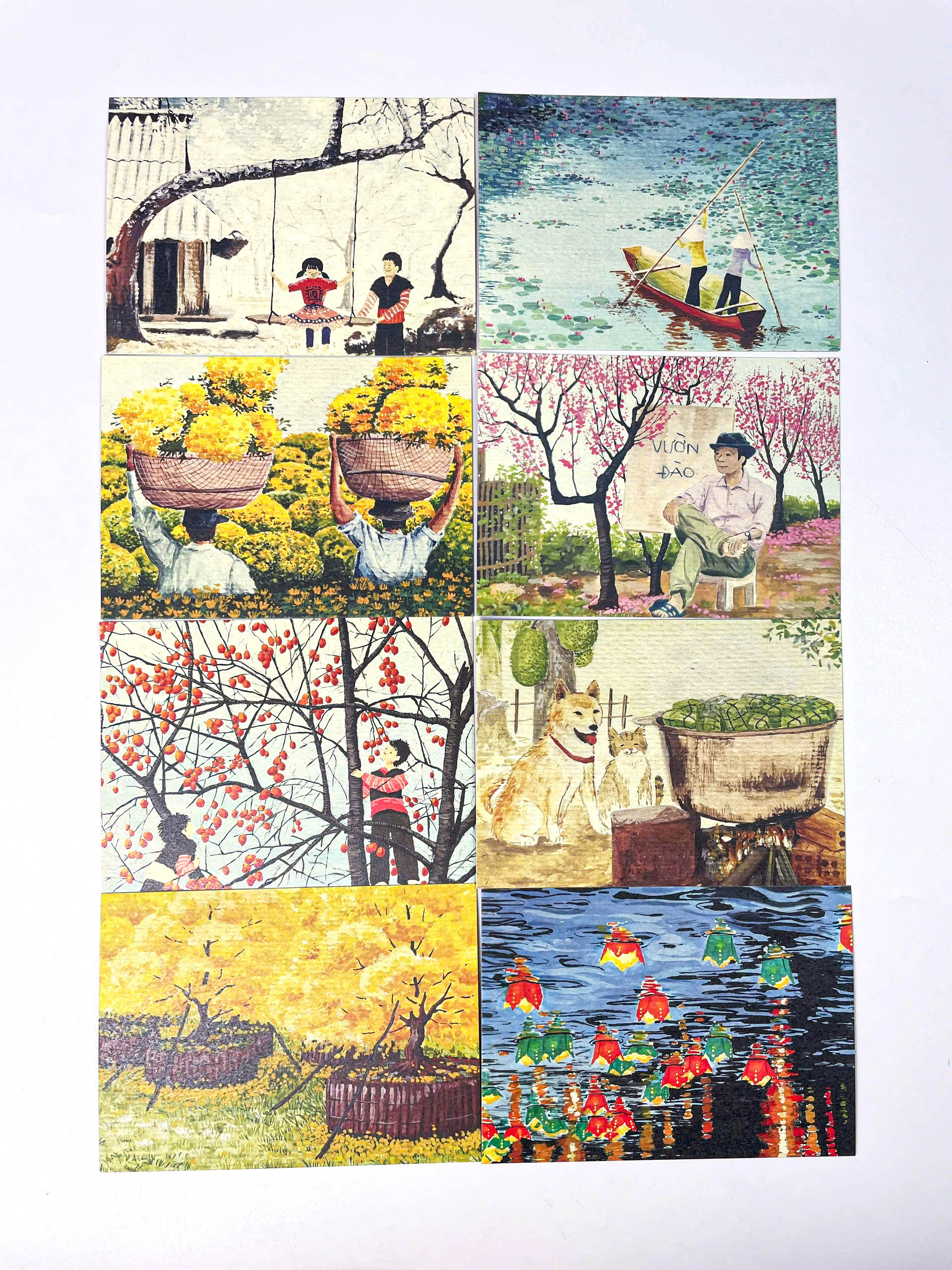 Postcards with many designs - set of 8 different designs - STHM ...