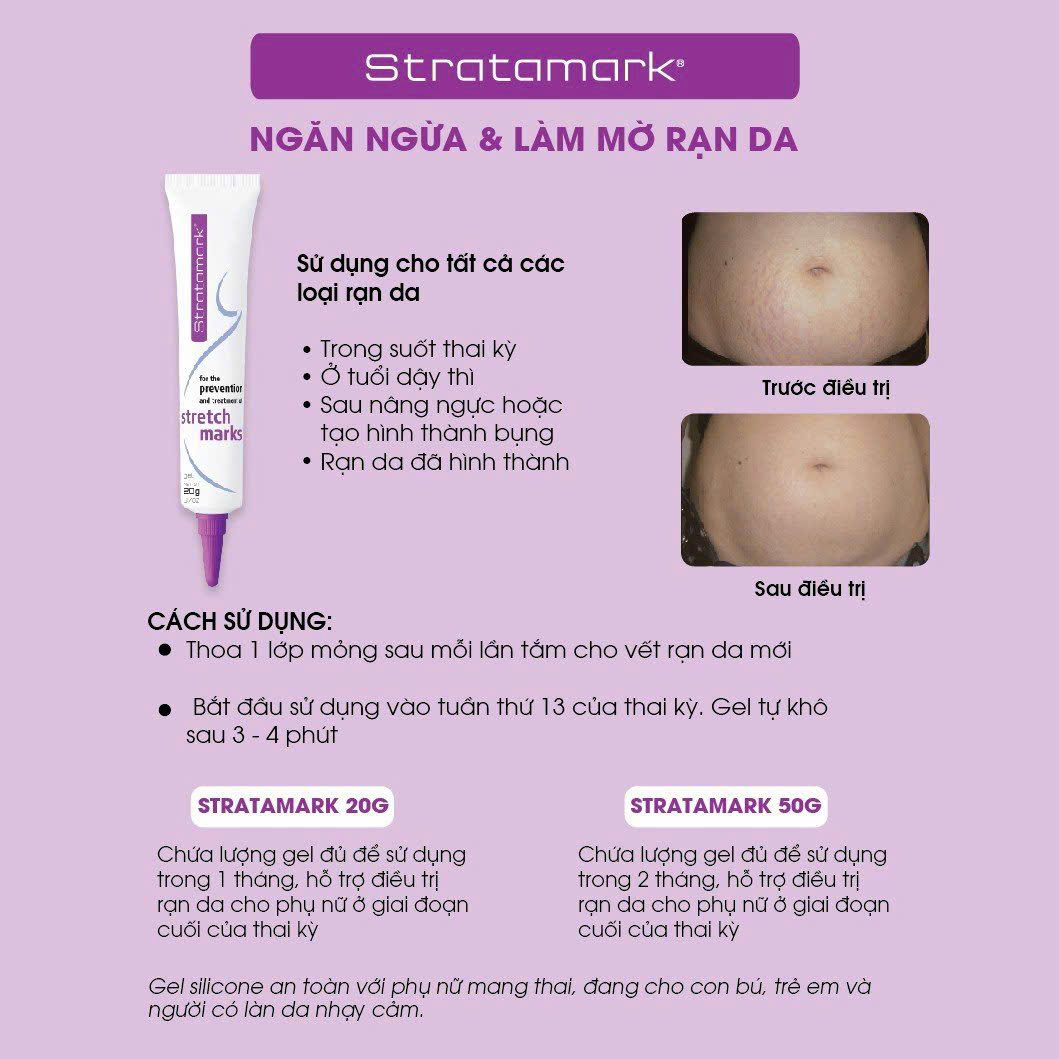 Stratamark Gel 50g prevents and fades stretch marks by FDA approved ...