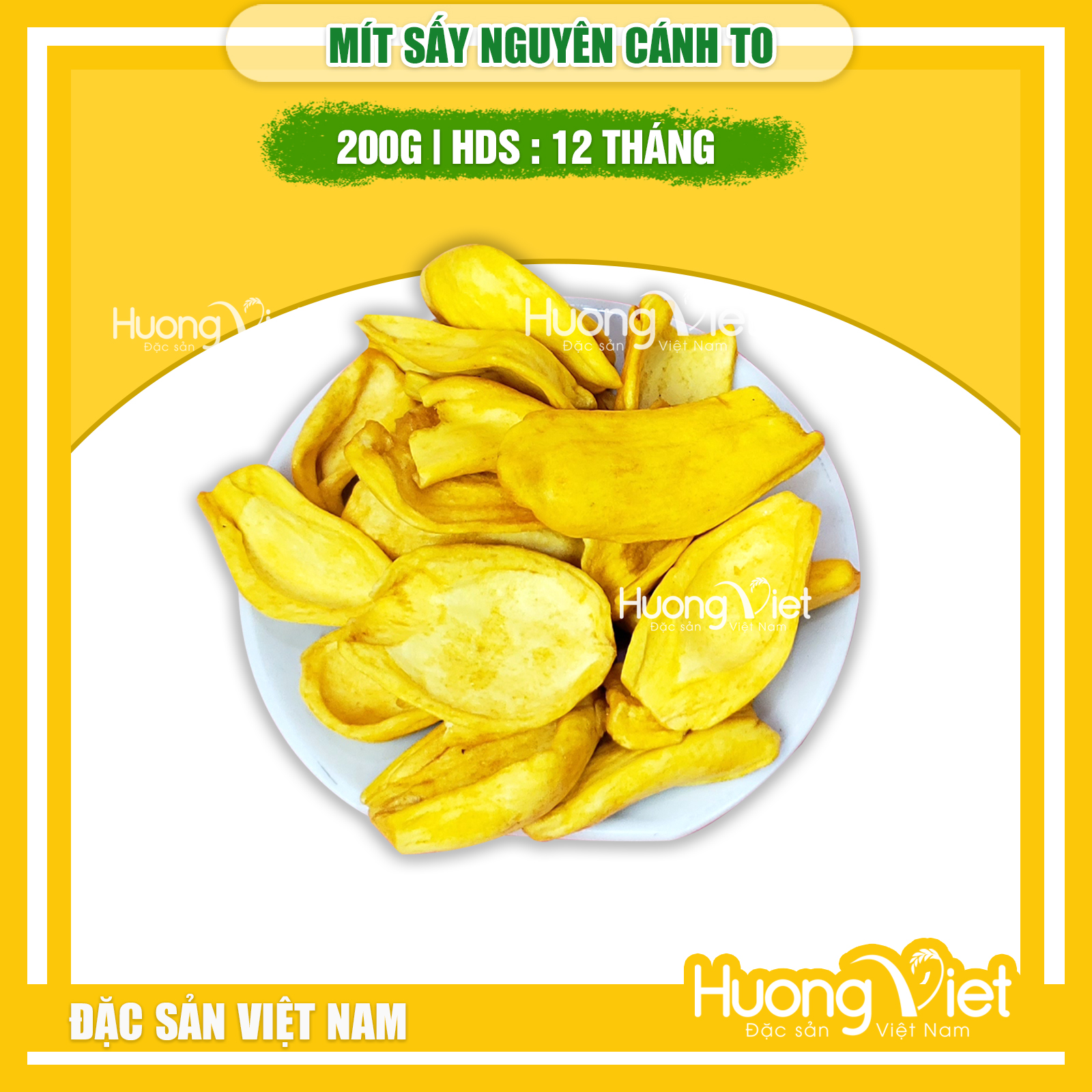 Crispy dried jackfruit with whole wings BOX 200G, Thuan Huong dried ...