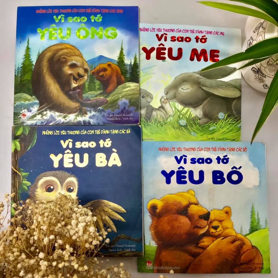 Why I Love Books - set of 4 books from Kim Dong Publishing House ...