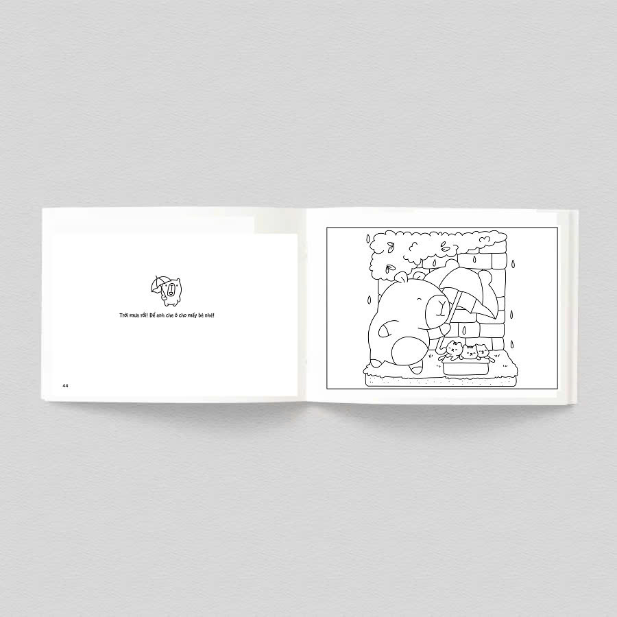Capybara Coloring Combo Book Return to childhood with Capy Fun every ...
