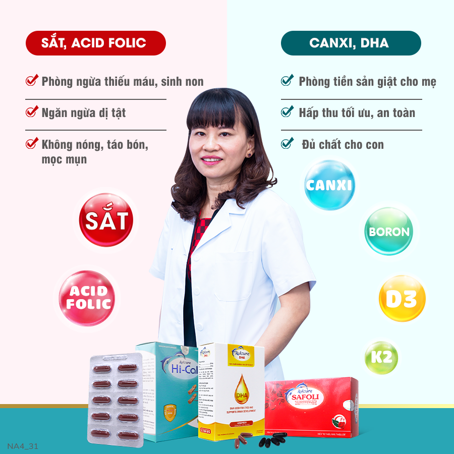 Complete set of iron calcium DHA Multivitamin for pregnant women new ...