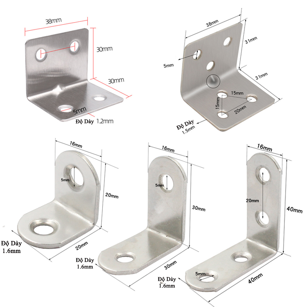 Kunbe L-Shaped Square Corner Pat 90 Degree Square Corner Corner Bracket ...