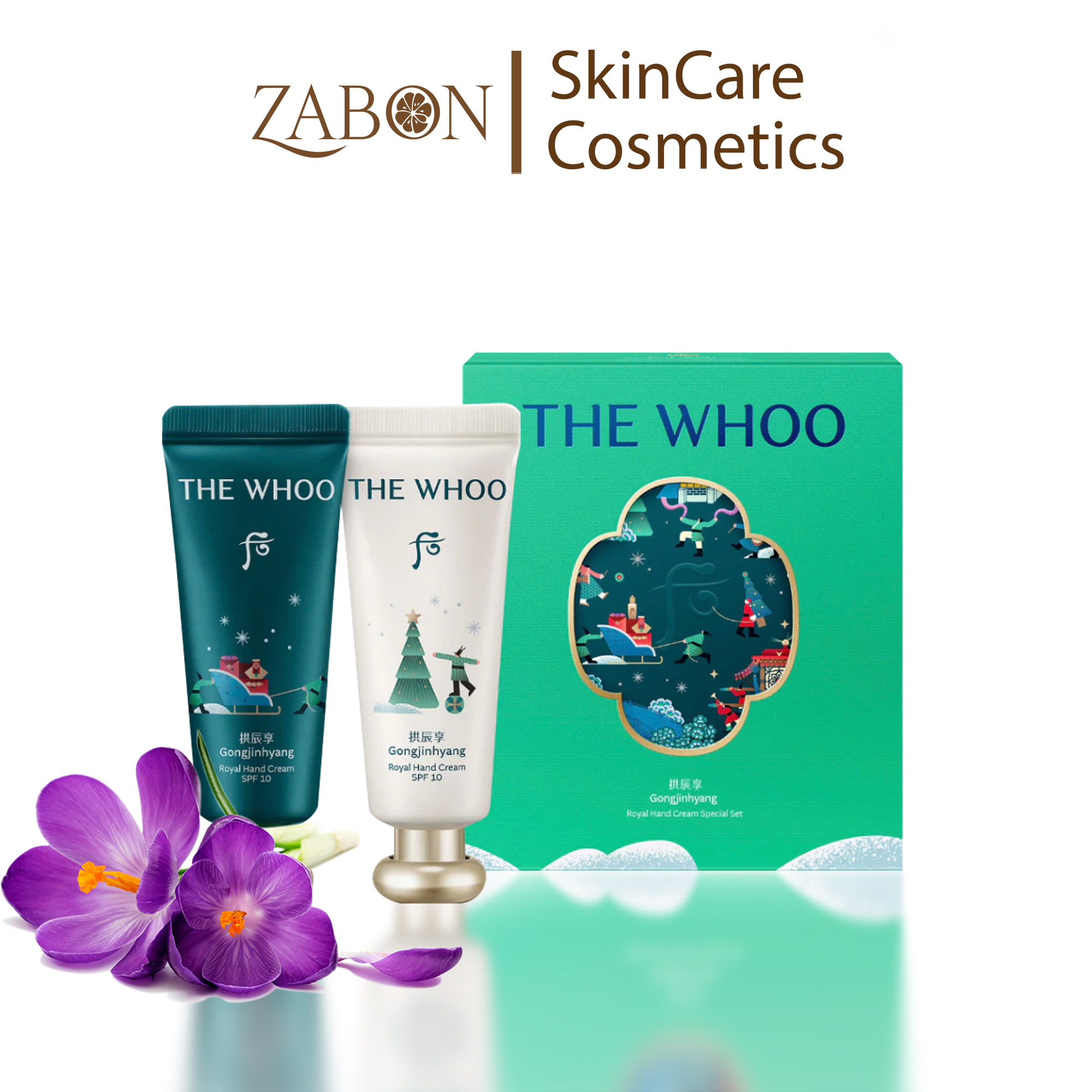 The history of Whoo Gongjinhyang Royal Hand Cream Special Set | Shopee ...