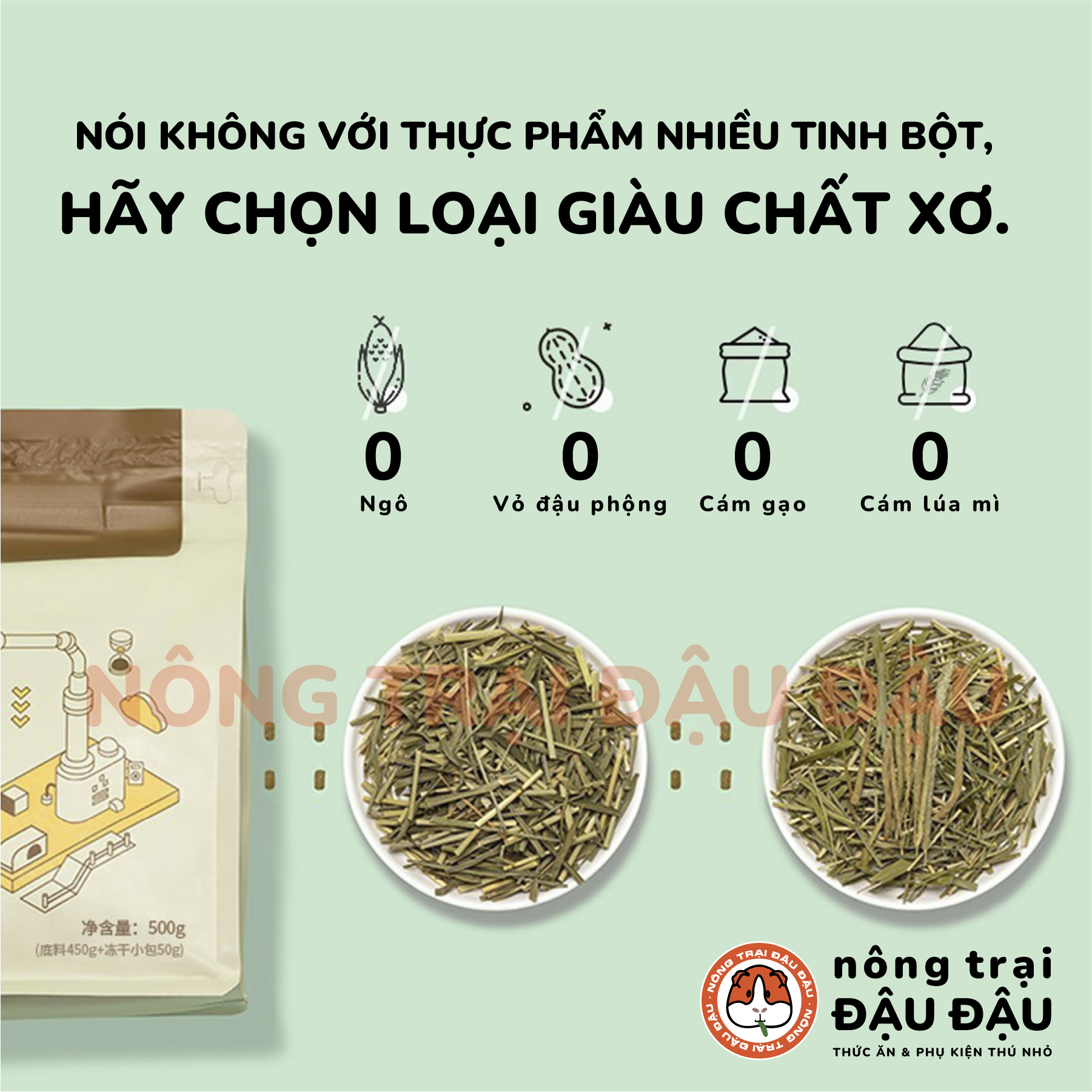 Yee Compressed Grass for Rabbits Rich in Fiber Dried Vegetables 1kg ...