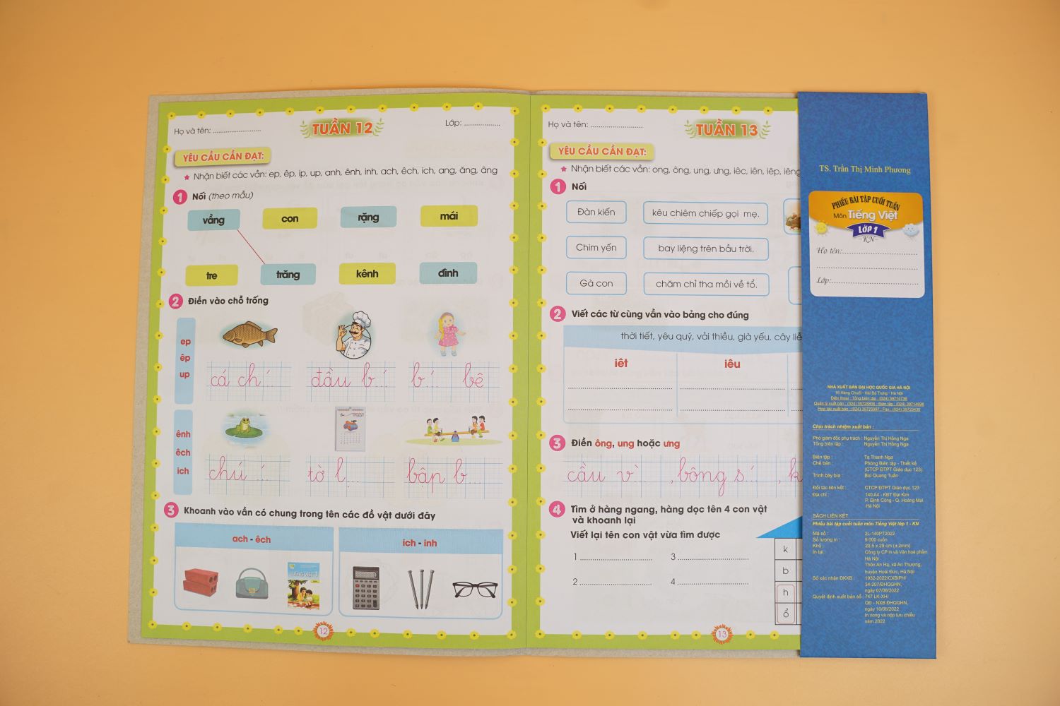 Book - Vietnamese math weekend exercise sheets for grade 1 (2 volumes ...
