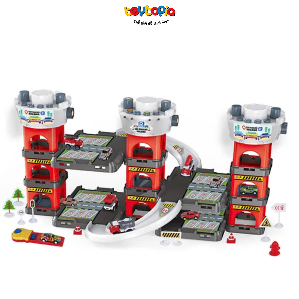 Toytopia tunnel high-speed toy, large racetrack, super-speed racing car ...