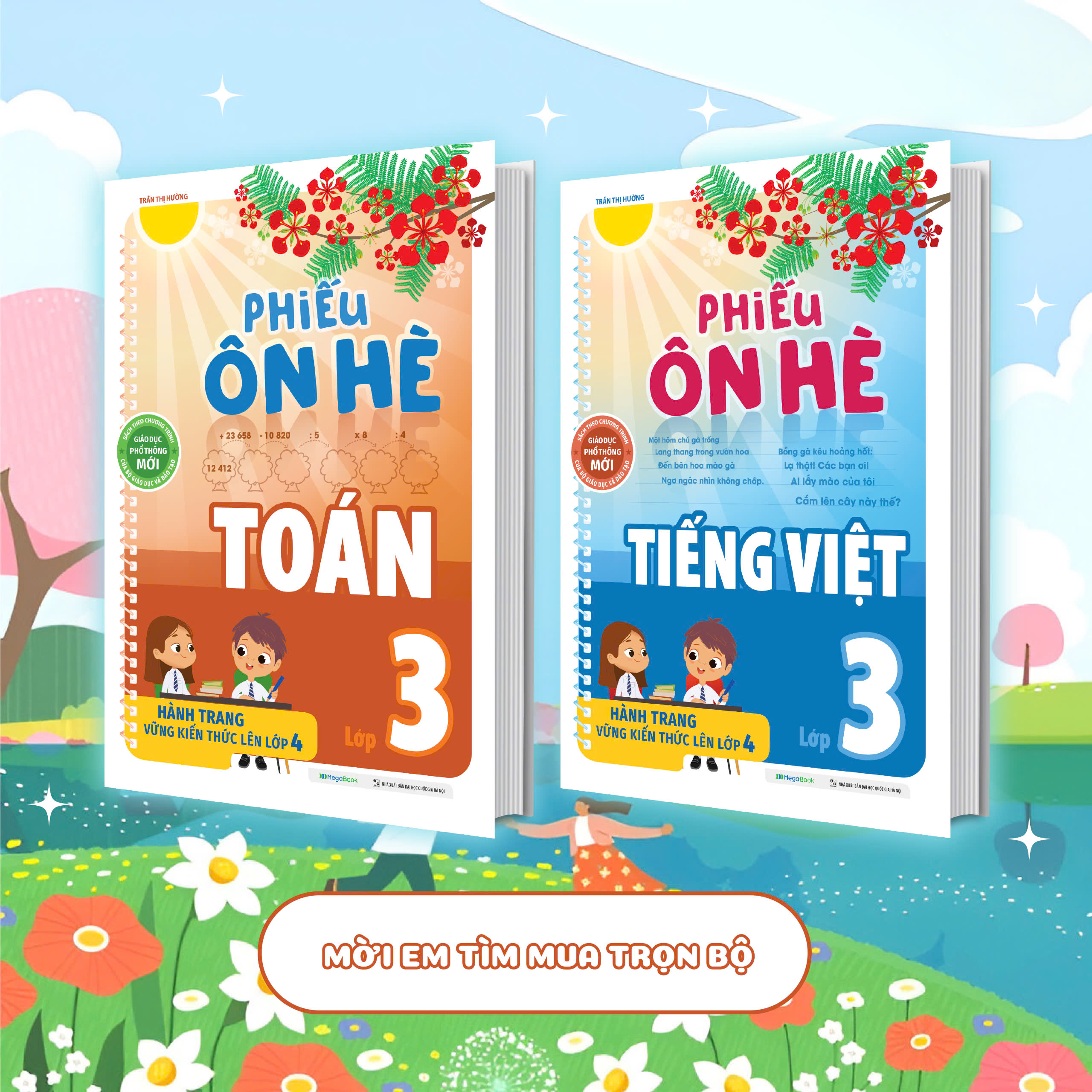 Grade 3 Math and Vietnamese Summer Review Sheet Combo Book | Shopee ...