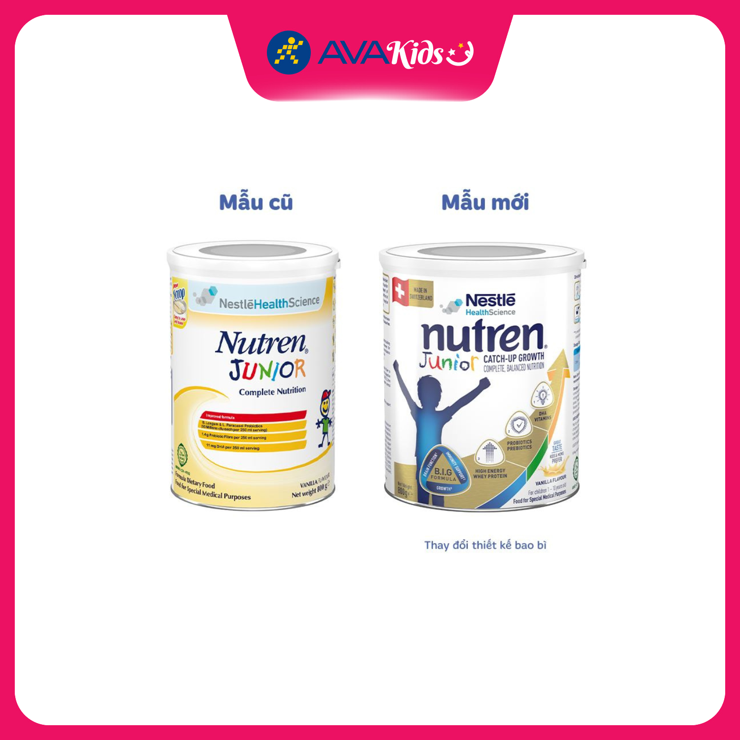 Nutren Junior vanilla flavor milk powder 800g (1 - 10 years old ...
