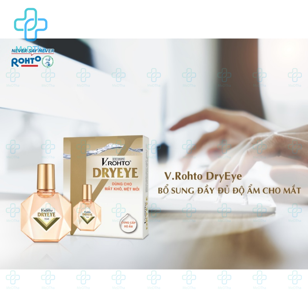 V.Rohto Dryeye Eye Drops - Helps Moisturize, Lubricate Eyes, Soothe ...