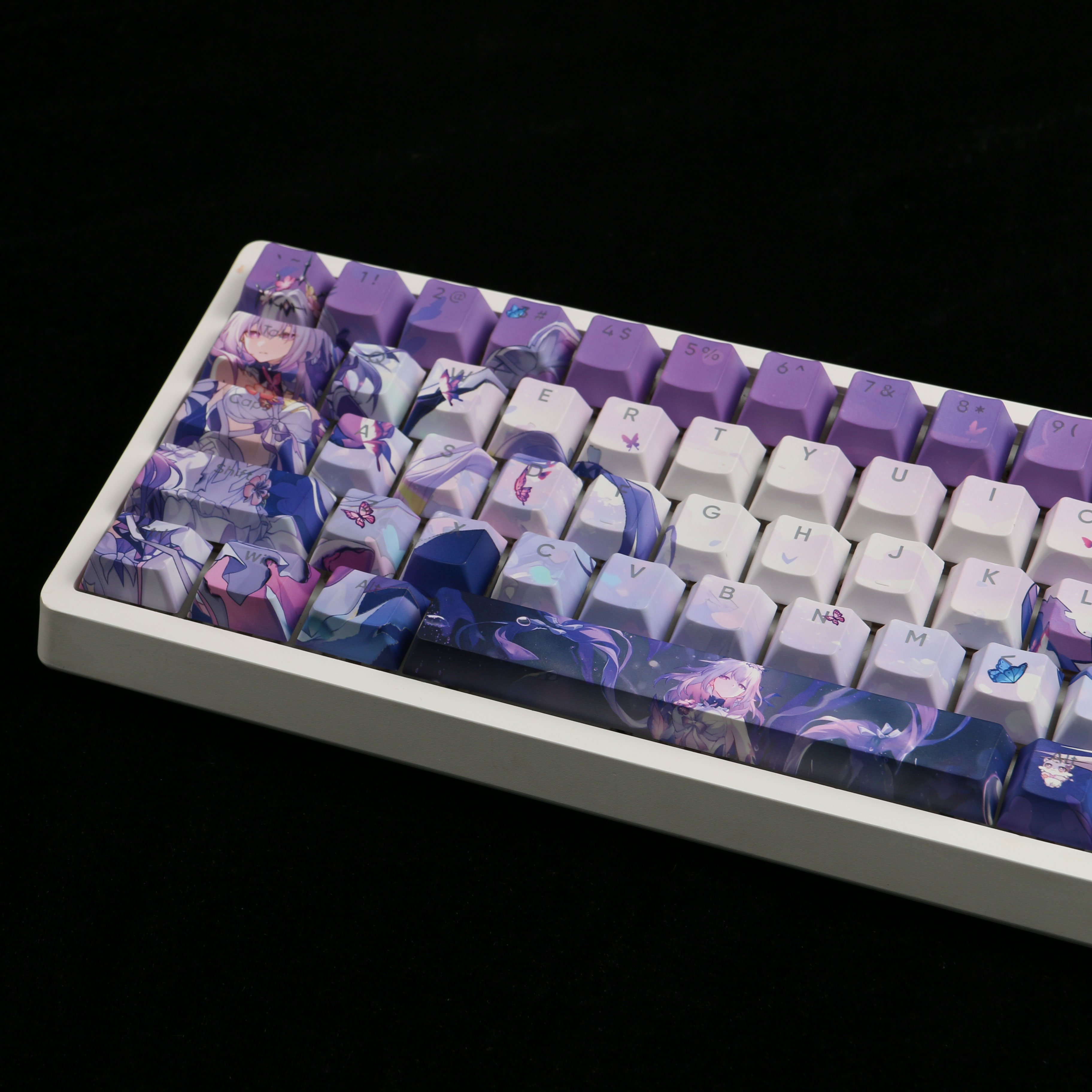 Honkai Keycap: Star Rail Castorice thick PBT through led in dyesub 5 ...