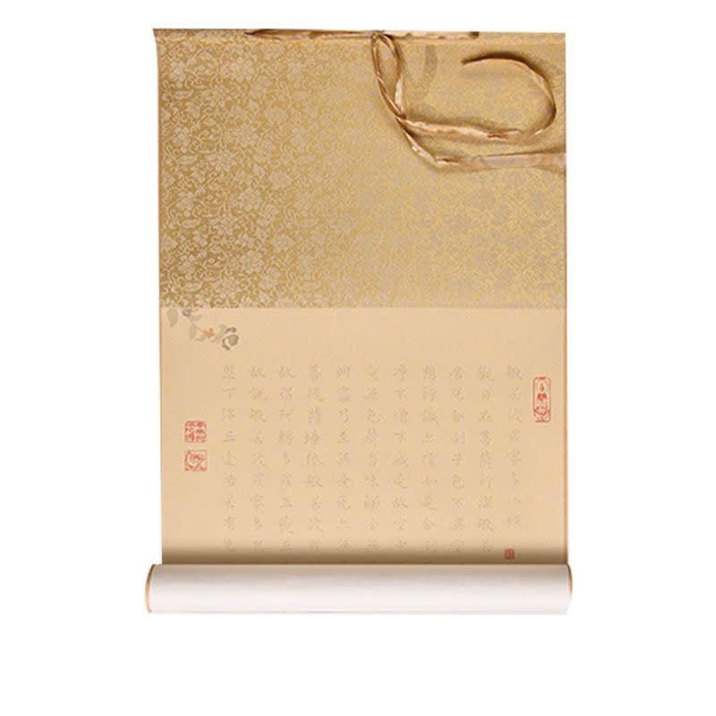 Wall painting roll of Great Compassion Mantra, Auspicious Sutra ...