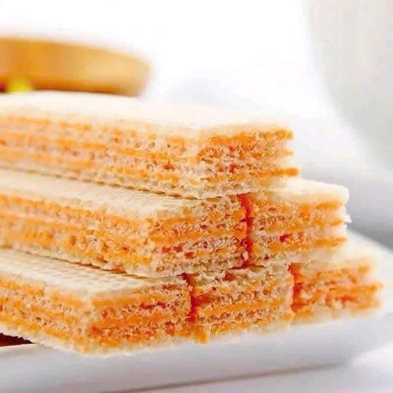 Lot of 10 packs of crispy, fragrant nabati cake 17g with cheese/taro ...